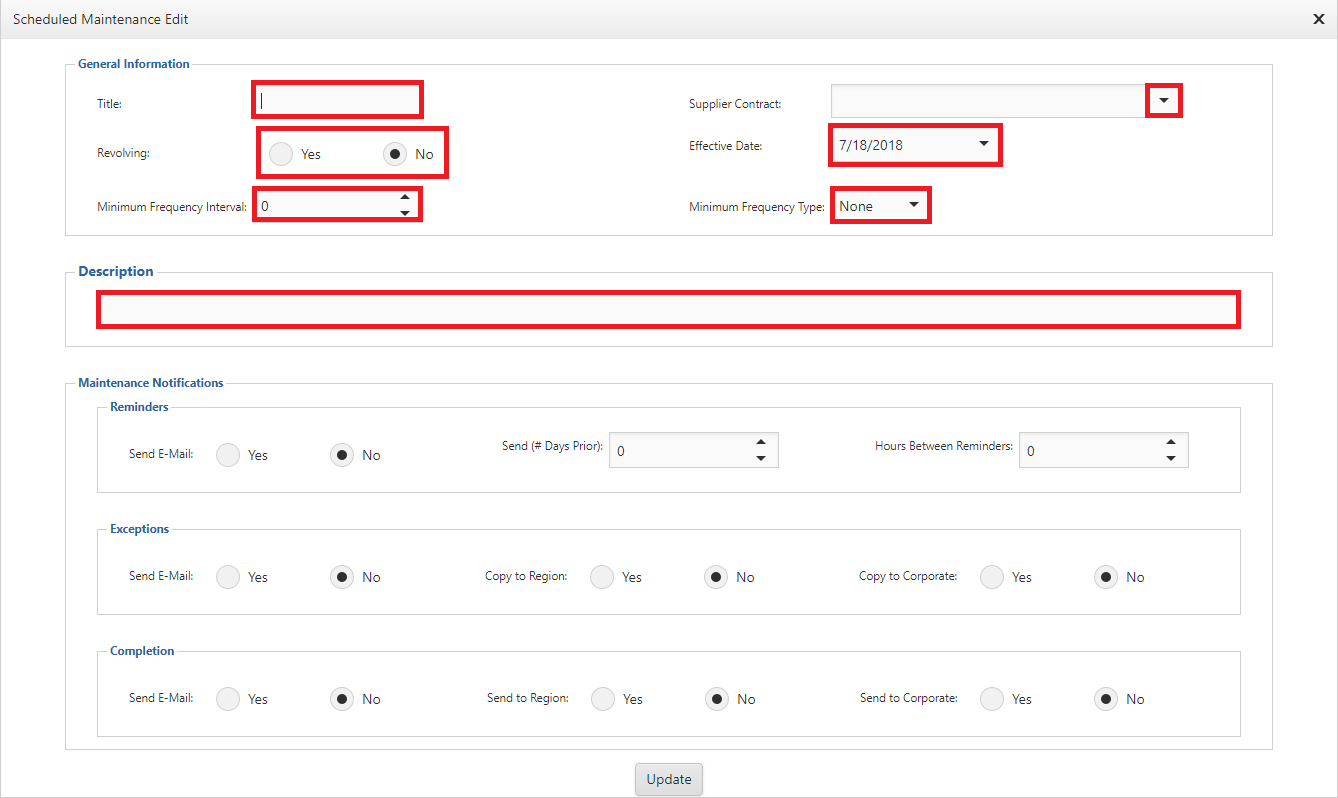 Scheduled Maintenance