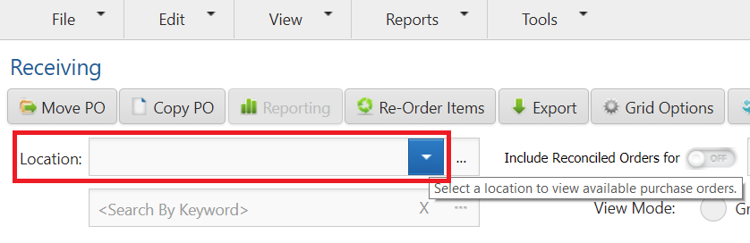 Copying a Purchase Order
