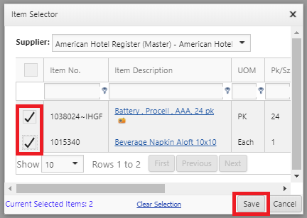 Creating Custom Order Guides